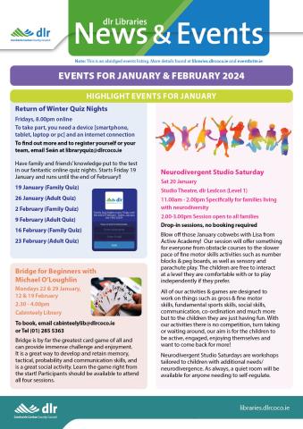 dlr Libraries January and February News & Events | dlr LIBRARIES